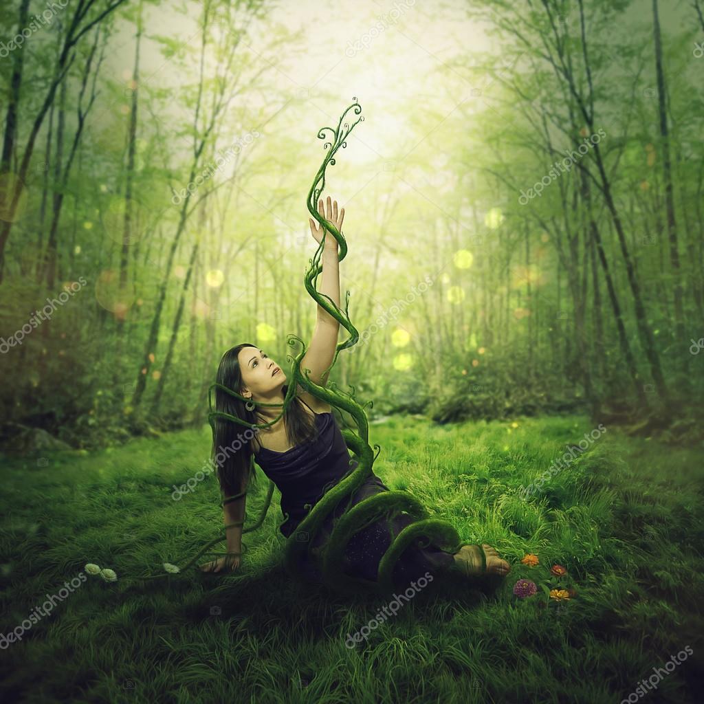 Girl Reaching Up To The Sky