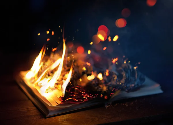 Book on fire Stock Photos, Royalty Free Book on fire Images | Depositphotos