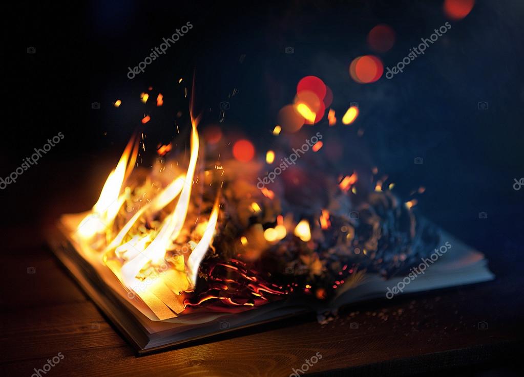 Book on fire Stock Photo by ©kevron2002 84091422