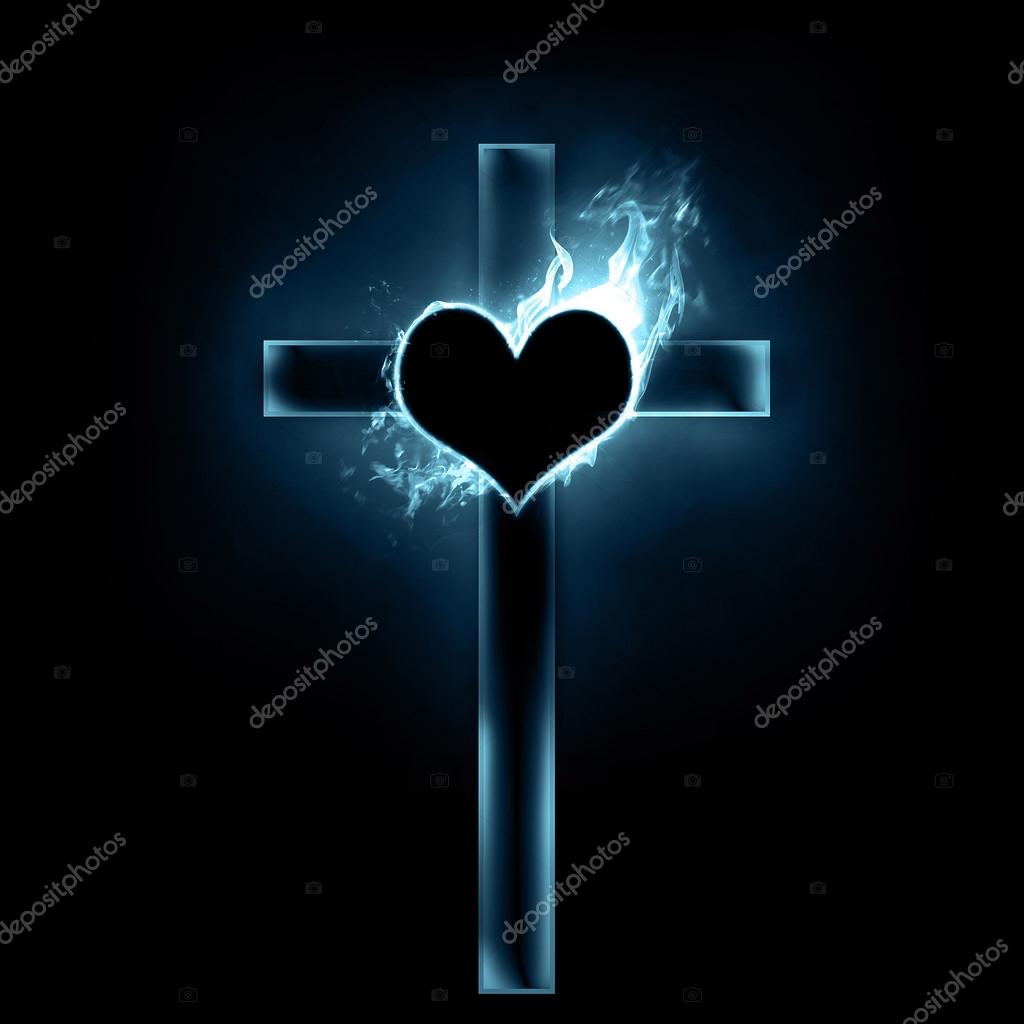 Cross and heart Stock Photo by ©kevron2002 84091532