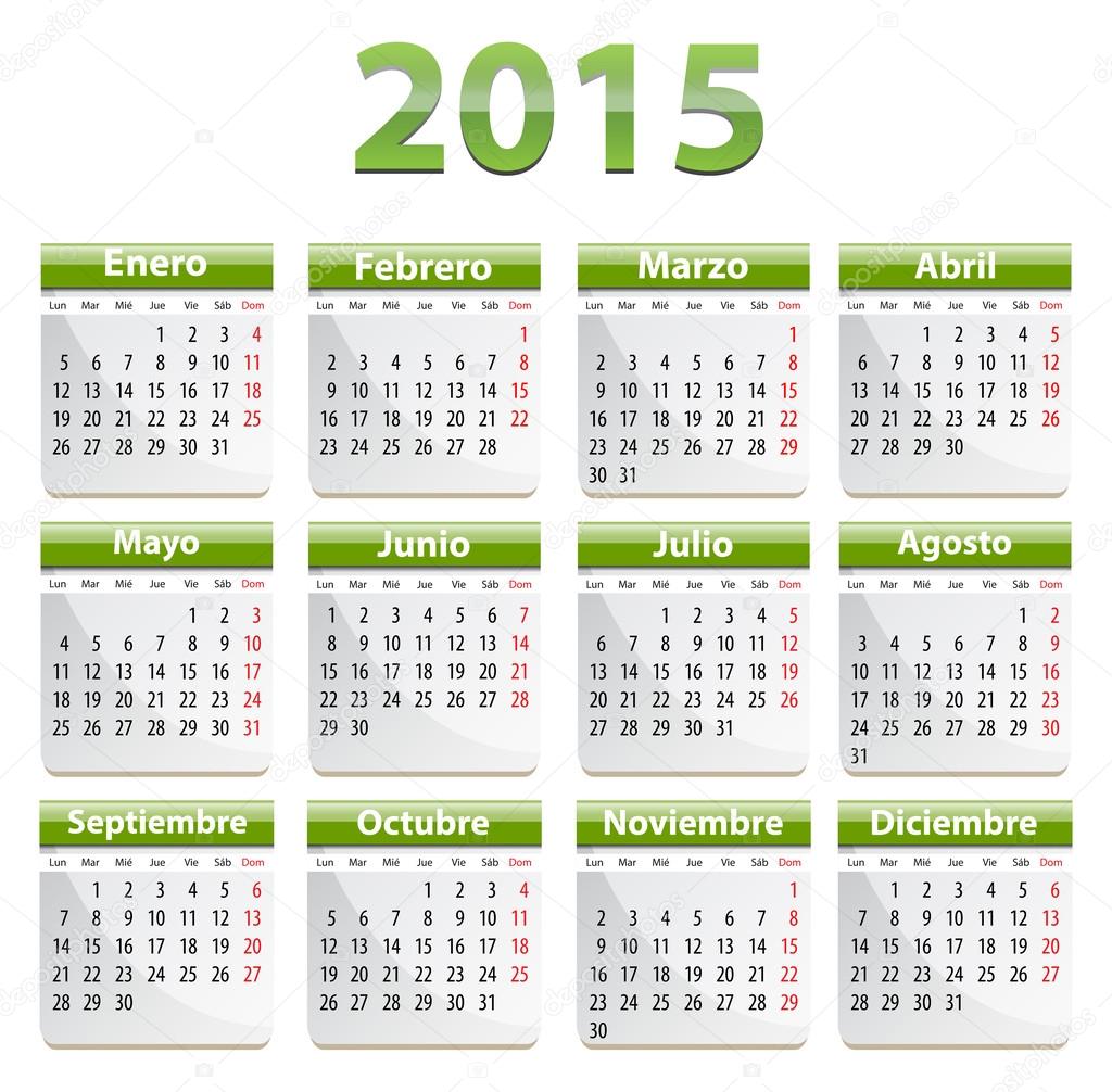 2015 Calendario español 2023
