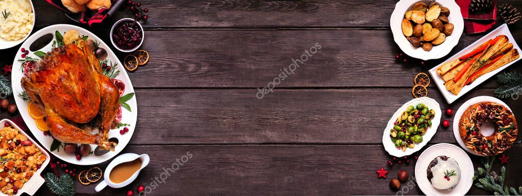 Christmas dinner banner Stock Photos, Royalty Free Christmas dinner ...