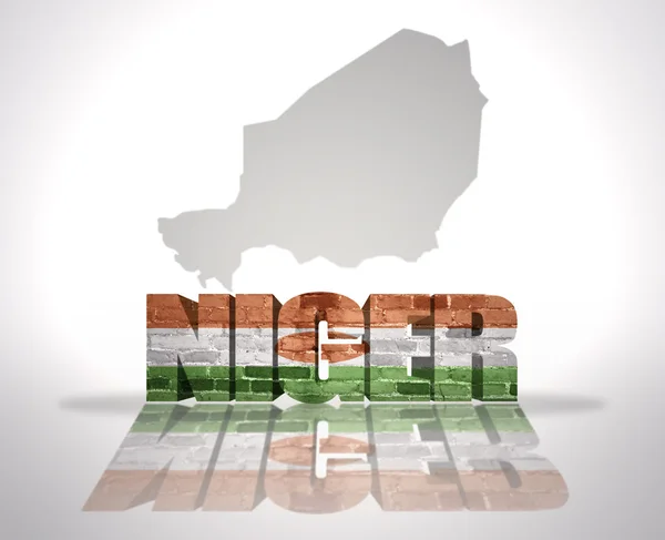 Word Niger on a world map background — Stock Photo © Ruletkka #60283321