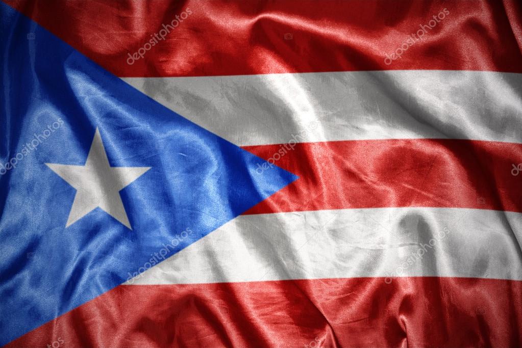 Bandera De Puerto Rico Brillante Unidos, No Solo Soñamos Con Un