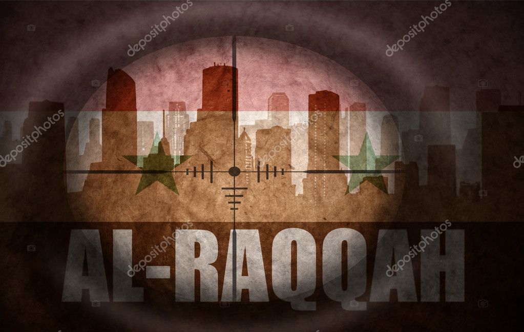 francotirador alcance dirigido a la silueta abstracta de la ciudad con ...