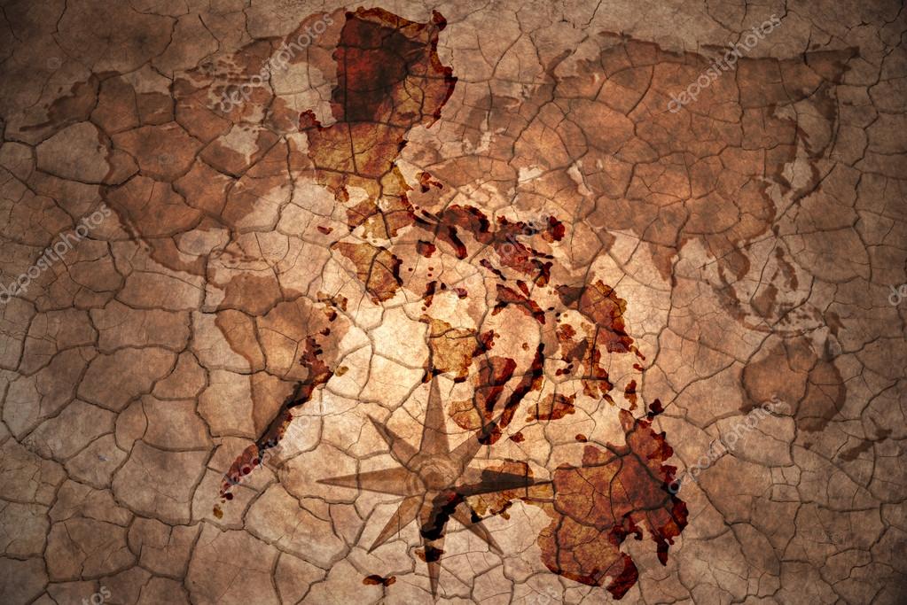 Vintage philippines map ⬇ Stock Photo, Image by © Ruletkka #85418522
