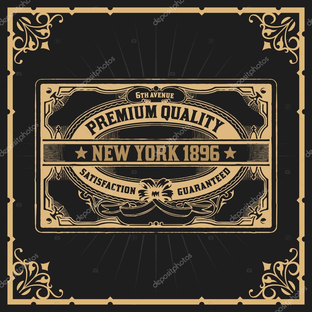Retro card with old frame Stock Vector Image by ©roverto007 #122323078