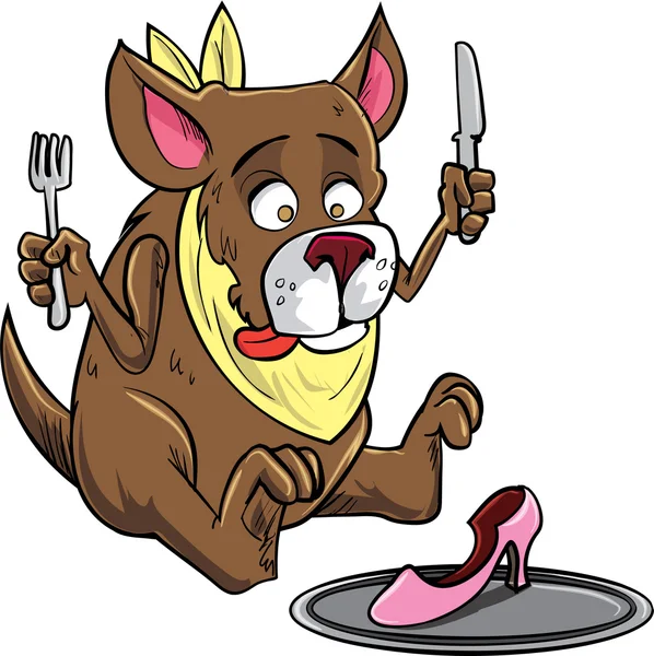 Dog Eating Clipart