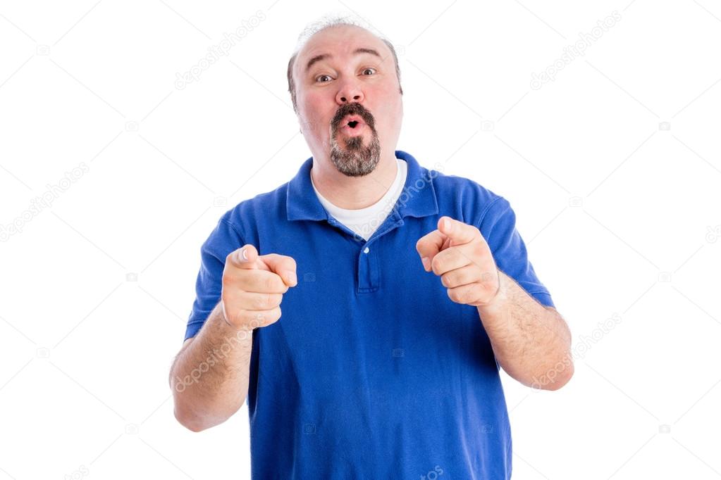 Argumentative loquacious man making a point — Stock Photo © oocoskun ...