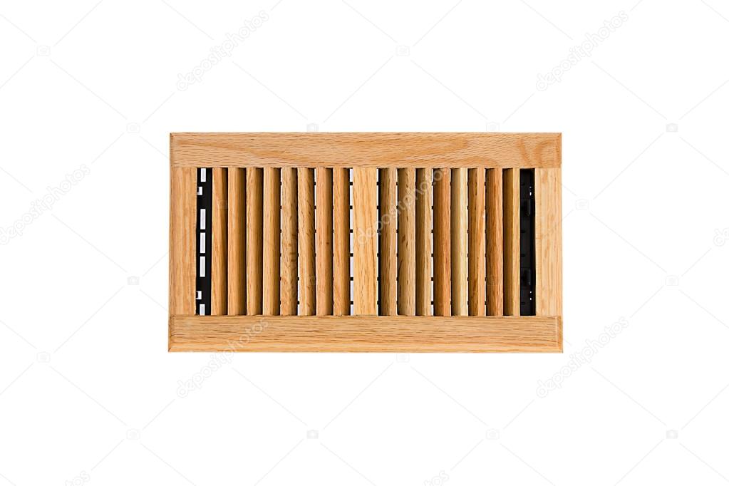 Solid Oak Wall and Ceiling Register — Stock Photo © oocoskun #75306891