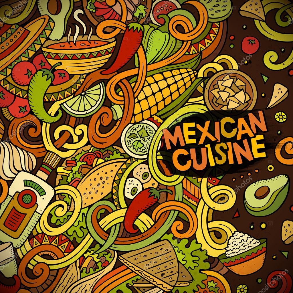 Mexican Menu Border Design