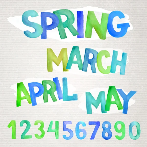 Calendar months Vector Art Stock Images | Depositphotos