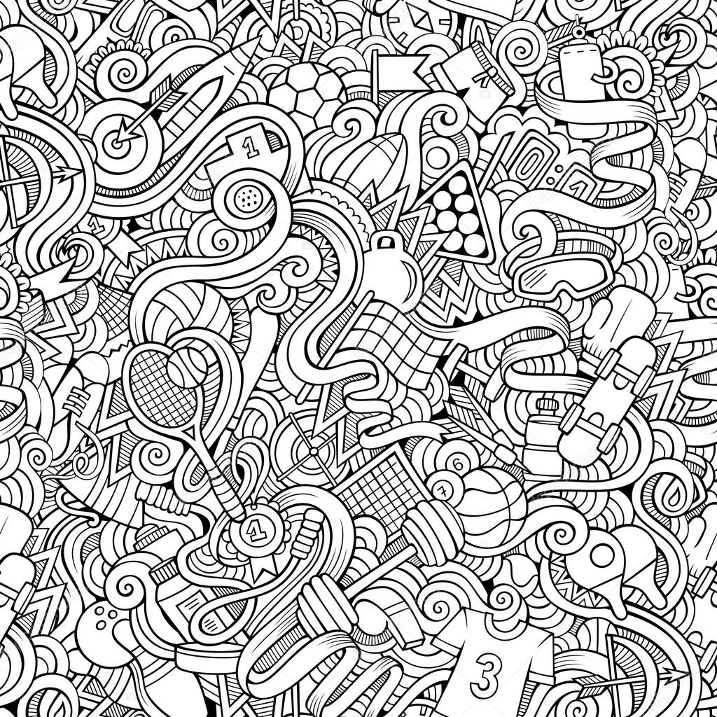 Seamless abstract pattern sports and fitness Stock Vector Image by ...