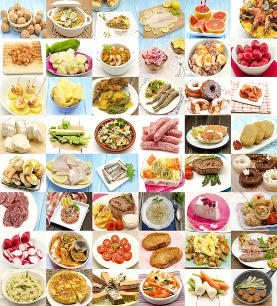 Food collage Stock Photos, Royalty Free Food collage Images | Depositphotos