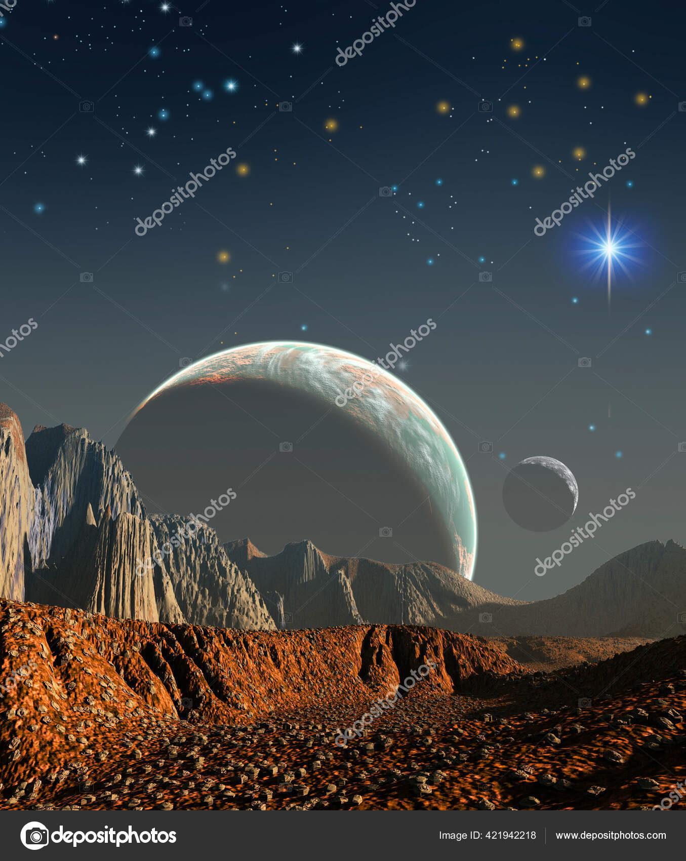 Alien Planets And Moons