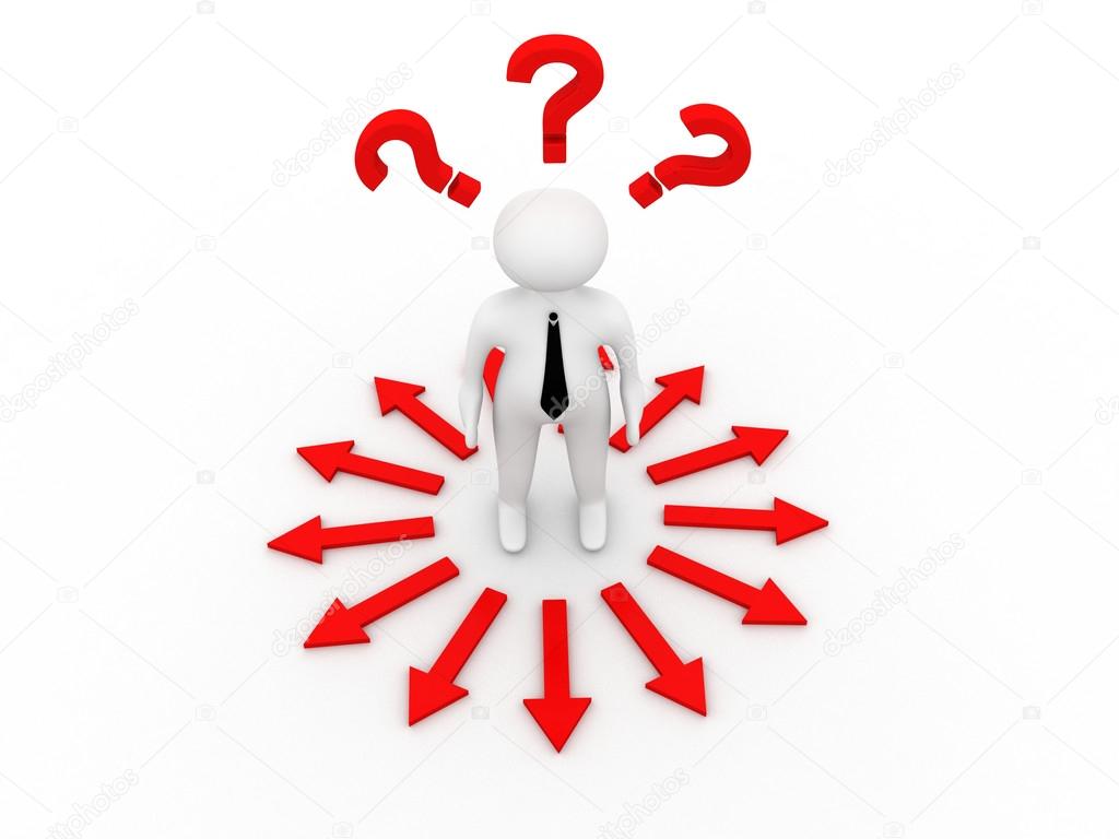 Confusing Directions Clipart