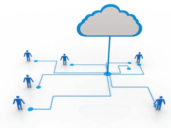 Cloud network diagram Stock Photos, Royalty Free Cloud network diagram ...