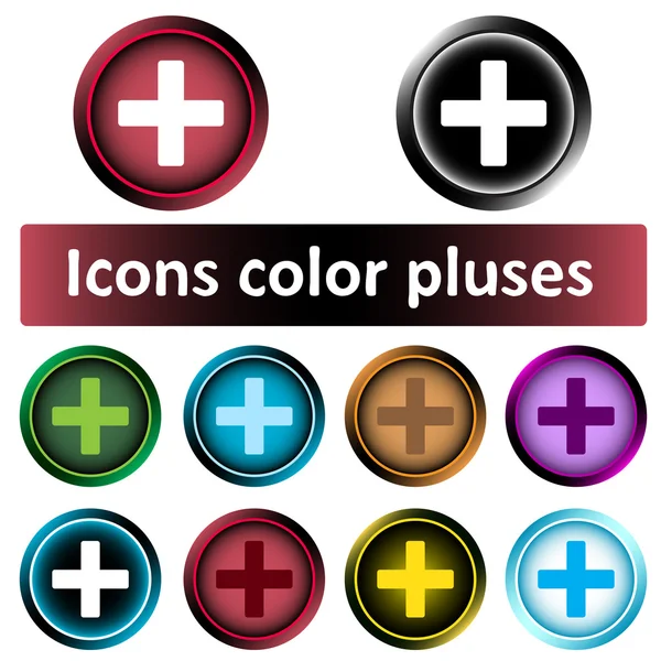 Simple popular social networks icon with plus sign. Black square shape ...