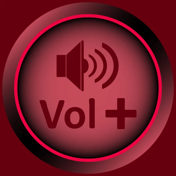 Icons sound volume loud quiet, tick, cross, mark — Stock Photo ...