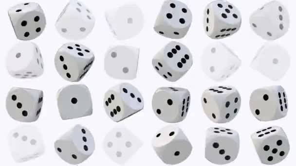 Two white dice Stock Vector Image by ©ctermit #10129985