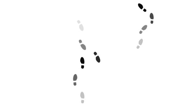 Footprints Walking Animation — Stock Video © eyeidea #82808326