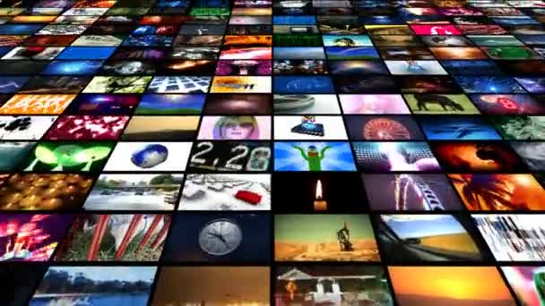 Video Wall Media Streaming (HD) ⬇ Video by © eyeidea Stock Footage ...