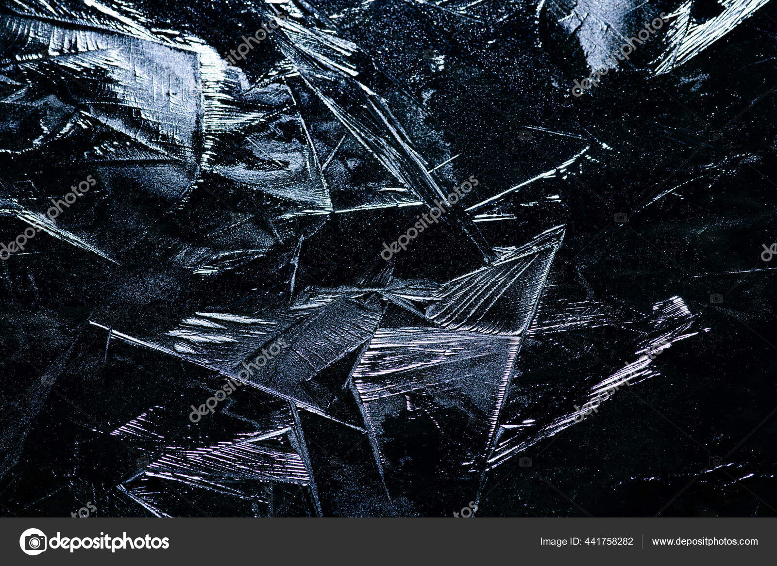 Dark Blue Abstract Ice Texture Background Stock Photo by ©melis82 441758282