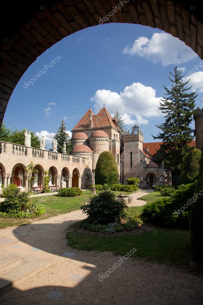 SZEKESFEHERVAR,HUNGARY - AUGUST. 2018:View of famous Bory Castle from ...
