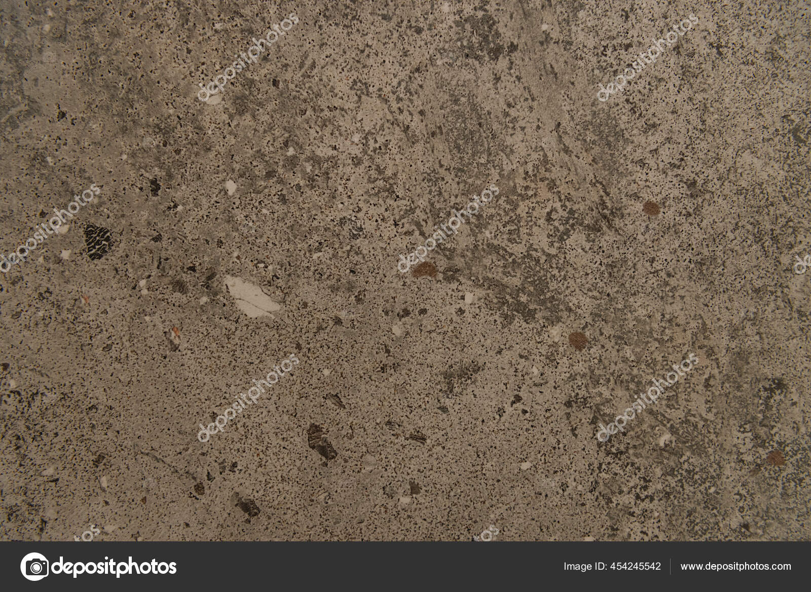 Grey Polished Stone Textured Background Top View Stock Photo by ...