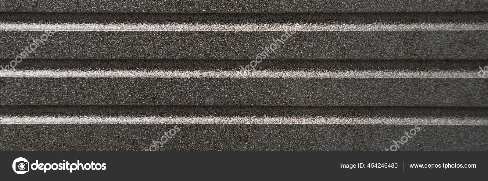 Top View Dark Grey Metallic Siding Background Top View Banner Stock ...