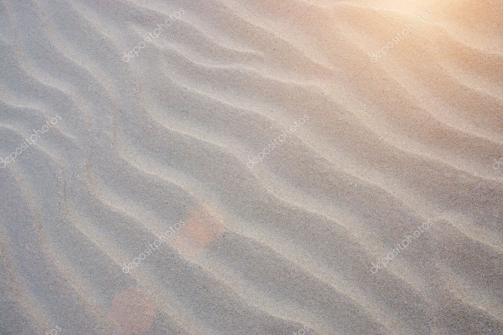 Sand lines on the beach with sunlight. Stock Photo by ©Noppharat_th ...