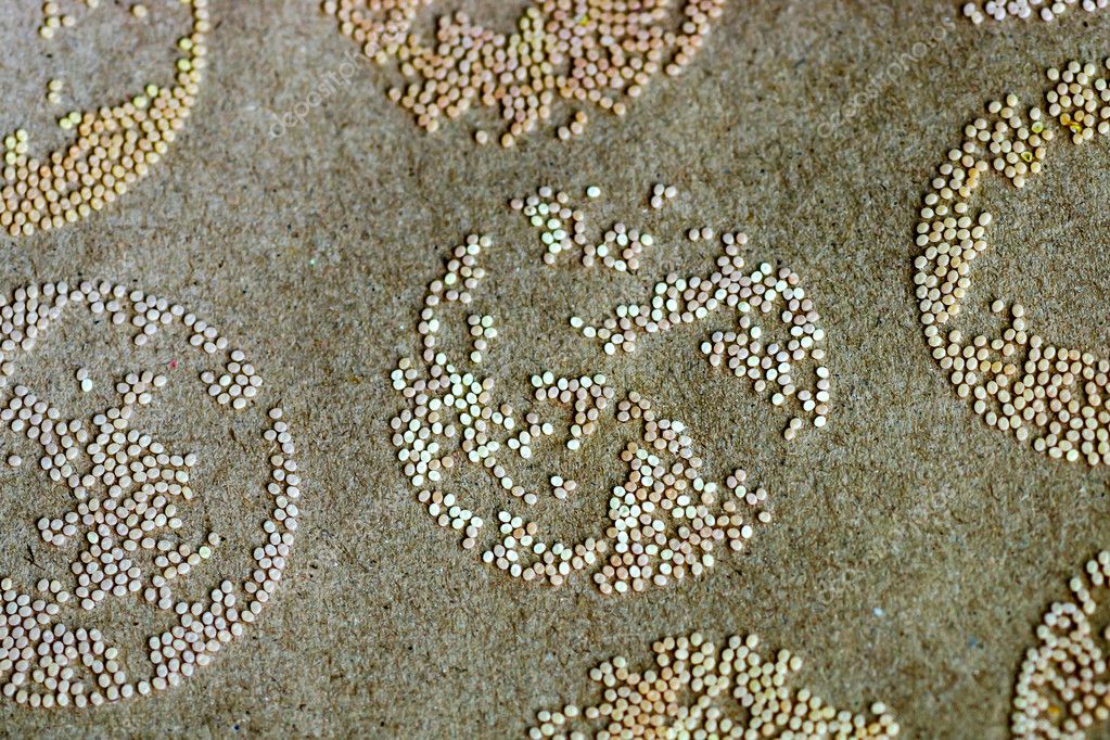 Silk Production Process, Silk worm from egg to worm Stock Photo by ...