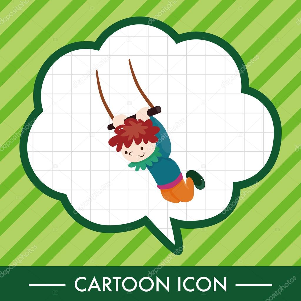 Circus Cartoon Trapeze