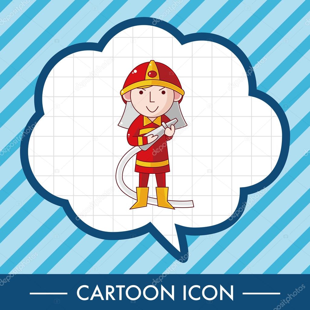 Fireman theme elements Stock Illustration by ©mocoo2003 #106147084