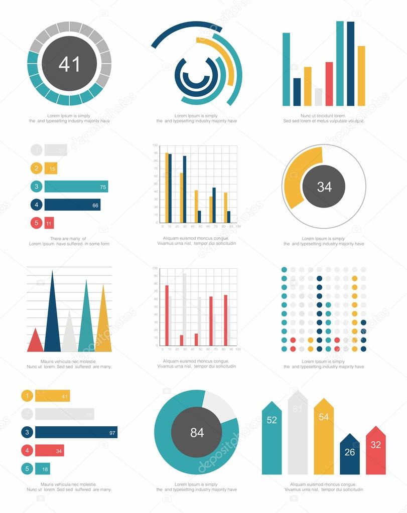 Infographics elements set Stock Vector by ©mocoo2003 53475545