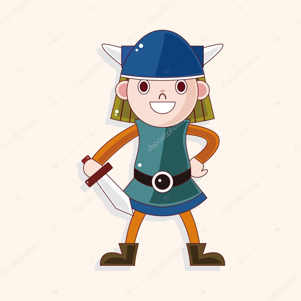 Vikingos elementos temáticos Vector de Stock de ©mocoo2003 67488657