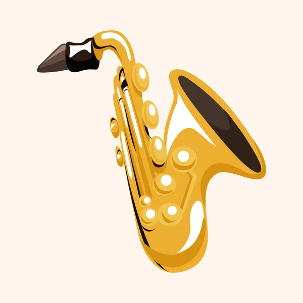 Saxofón de dibujos animados: vectores, gráficos, imágenes vectoriales ...