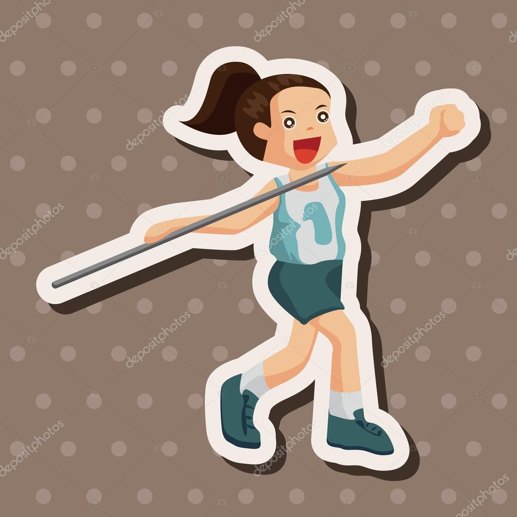 Track and field athletes theme elements Stock Vector by ©mocoo2003 71473225
