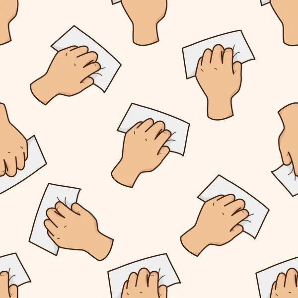 Hand holding paper , cartoon seamless pattern background Stock Vector Image by ©mocoo2003 #73668457