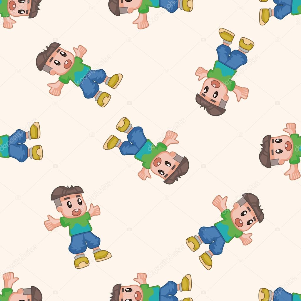 Kid , cartoon seamless pattern background Stock Vector by ©mocoo2003 ...