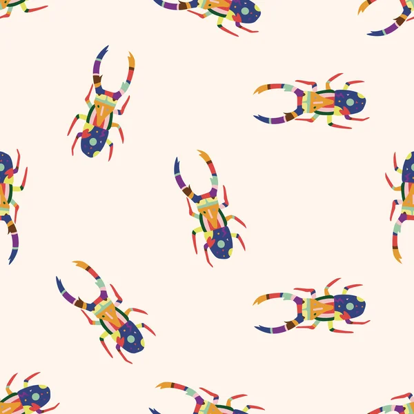 Cartoon insect bug seamless pattern — Stock Vector © mocoo2003 #7847093