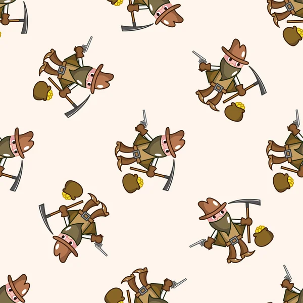 Caveman , cartoon seamless pattern background Stock Vector by ...