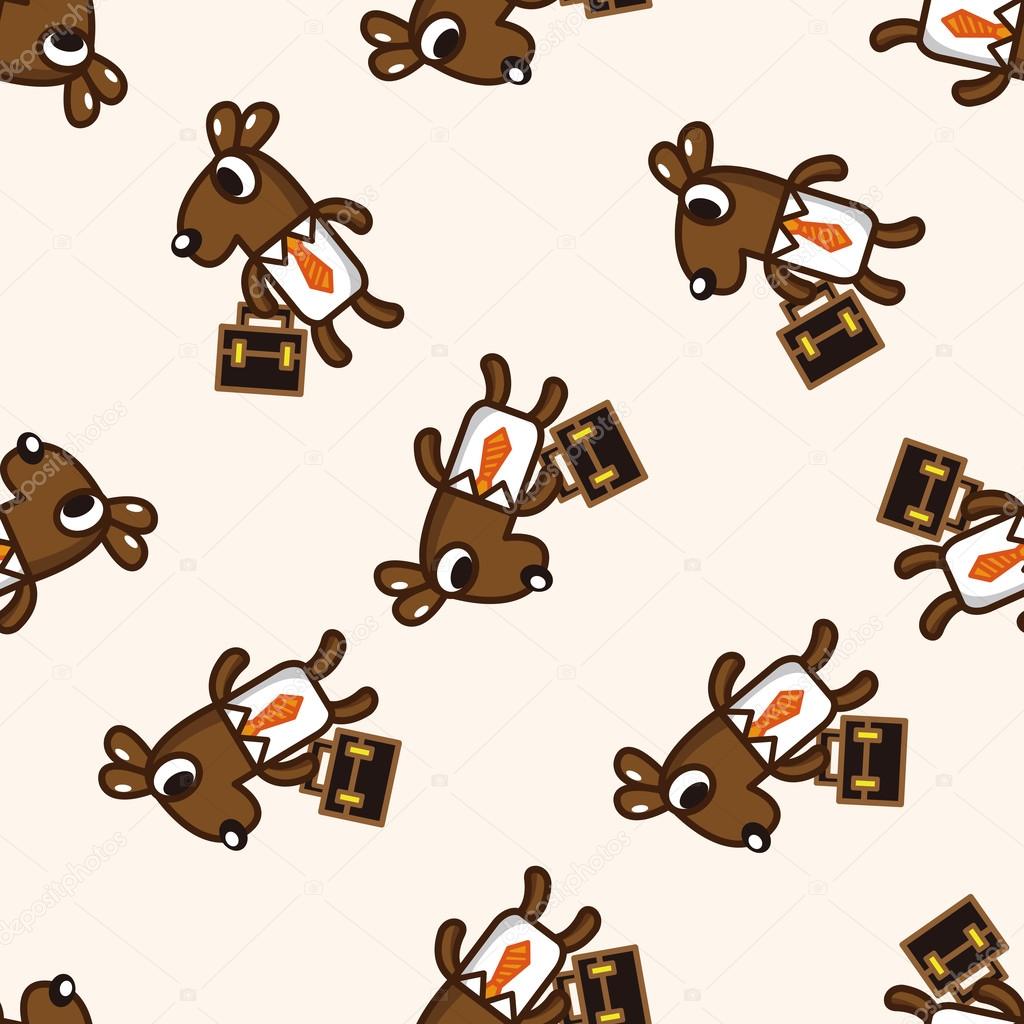 Animal kangaroo worker cartoon , cartoon seamless pattern background ...