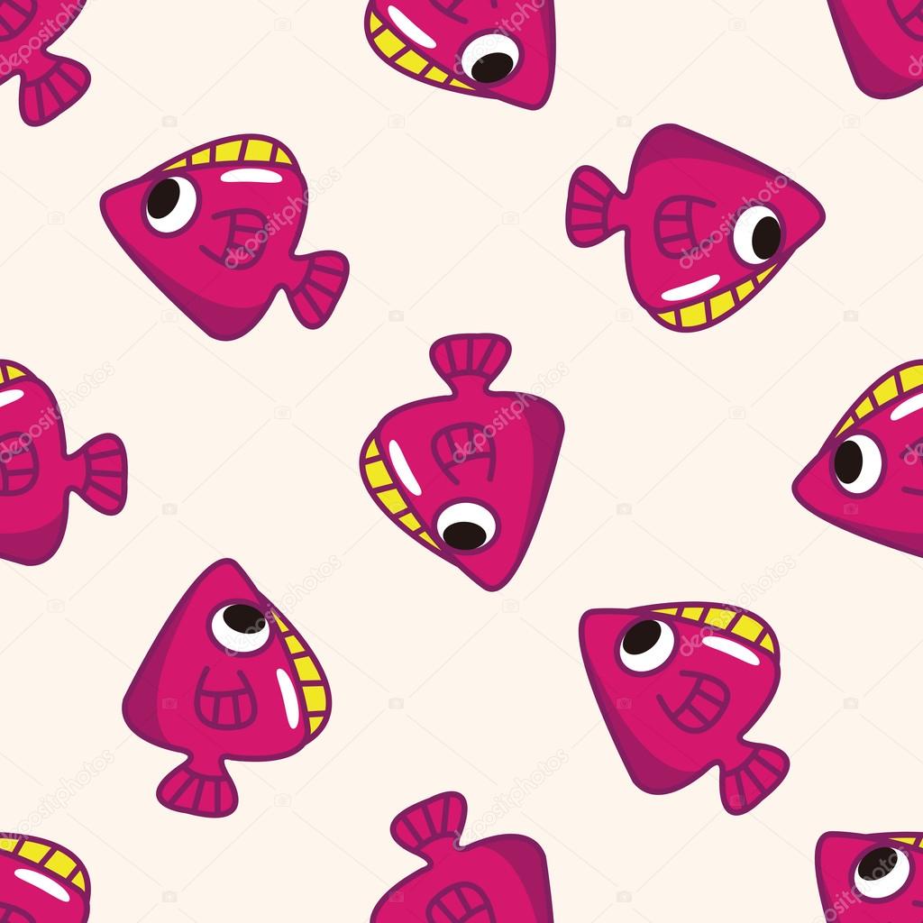 Fish , cartoon seamless pattern background Stock Vector by ©mocoo2003 ...