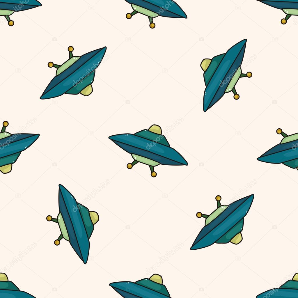 Ufo , cartoon seamless pattern background Stock Vector Image by ...