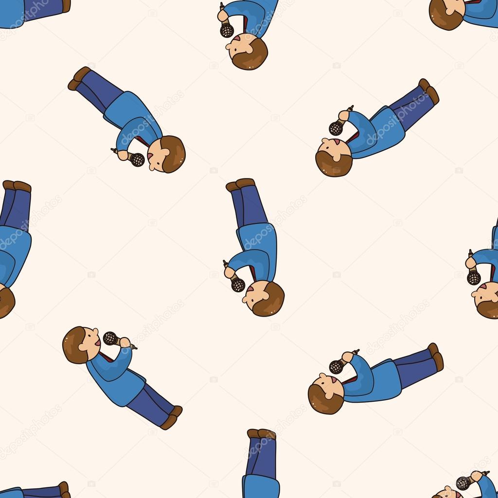 Office workers , cartoon seamless pattern background Stock Vector Image by ©mocoo2003 #73707473