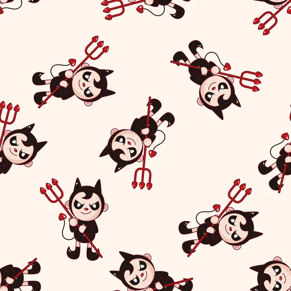 Devil , cartoon seamless pattern background Stock Vector Image by ...