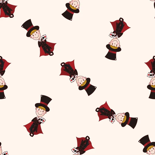 Magician , cartoon seamless pattern background Stock Vector Image by ... Magician , cartoon seamless pattern background Stock Vector Image by ...