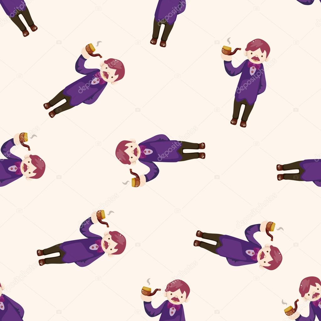 Boy man cartoon , cartoon seamless pattern background Stock Vector ...