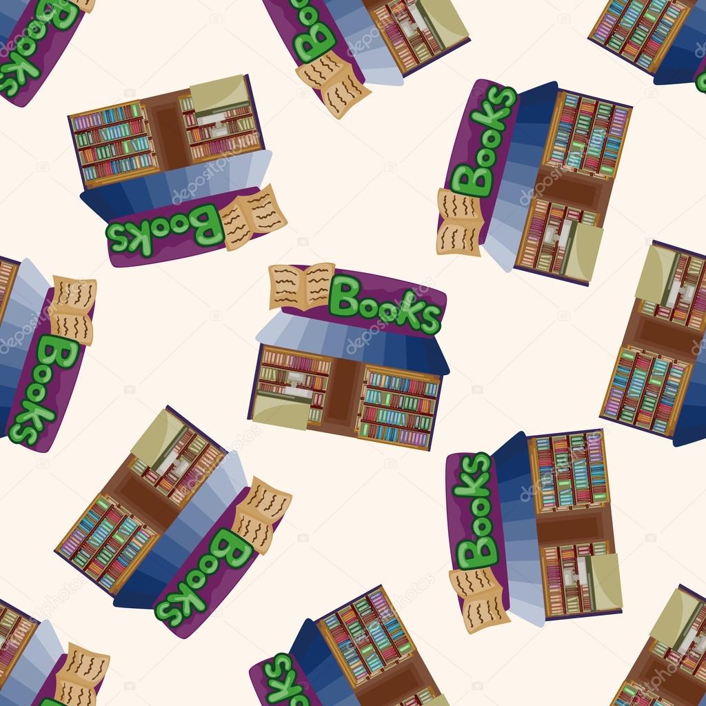 Shop store , cartoon seamless pattern background Stock Vector Image by ...